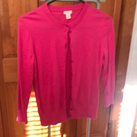J. Crew | Sweaters | Pink J Crew Cardigan | Poshmark